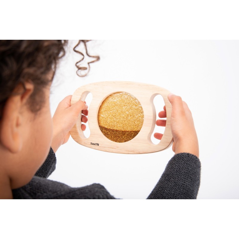 Panneau sensoriel à paillettes dorées - TickiT - TICKIT 73446