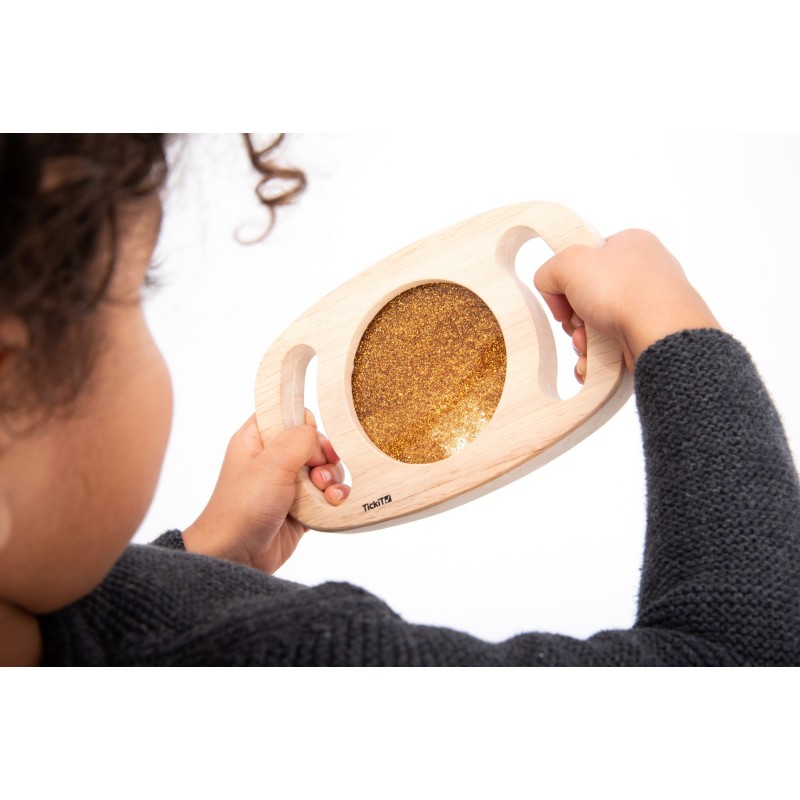 Panneau sensoriel à paillettes dorées - TickiT - TICKIT 73446