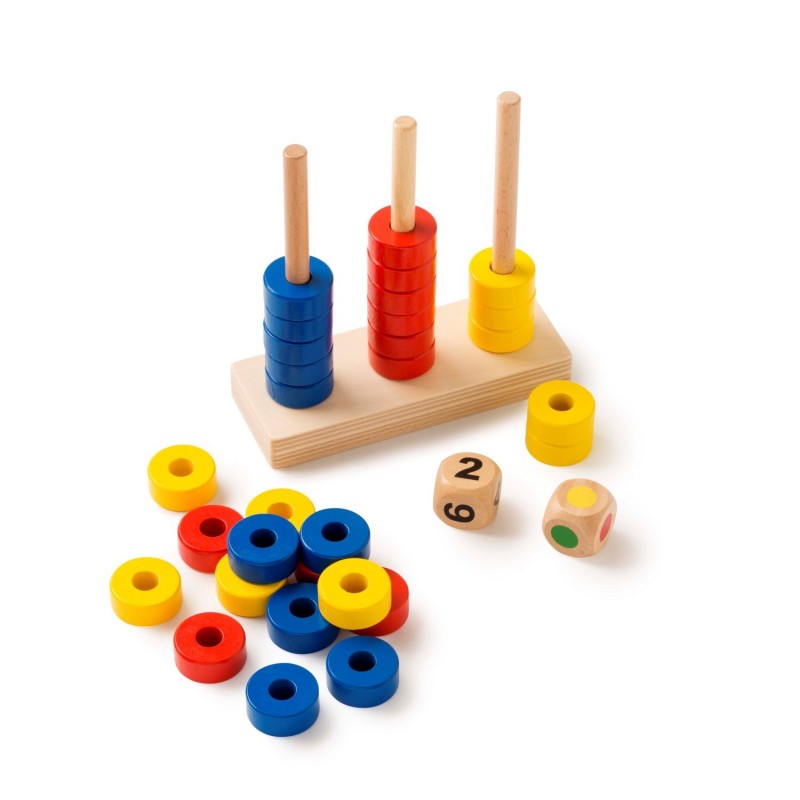 Empile les anneaux - J'apprends à construire et à compter - Toys For ...