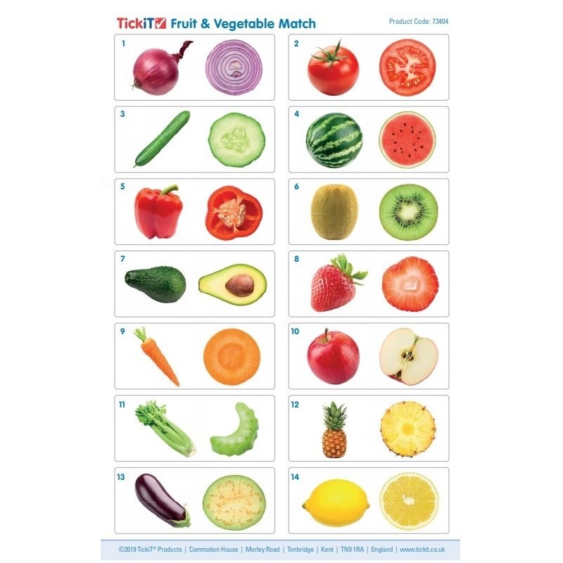 Assortir les fruits et les légumes - TICKIT TK73404